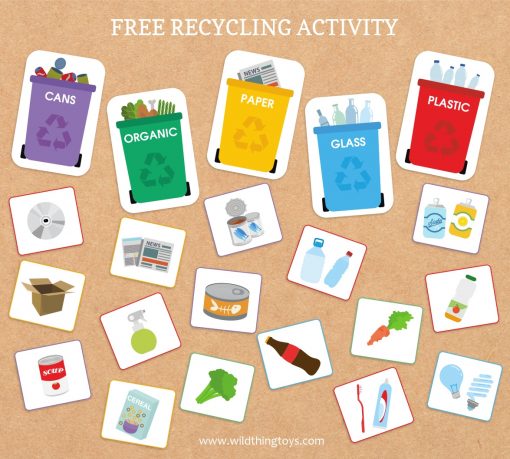 A fun printable activity and recycling game to help your kids get ...